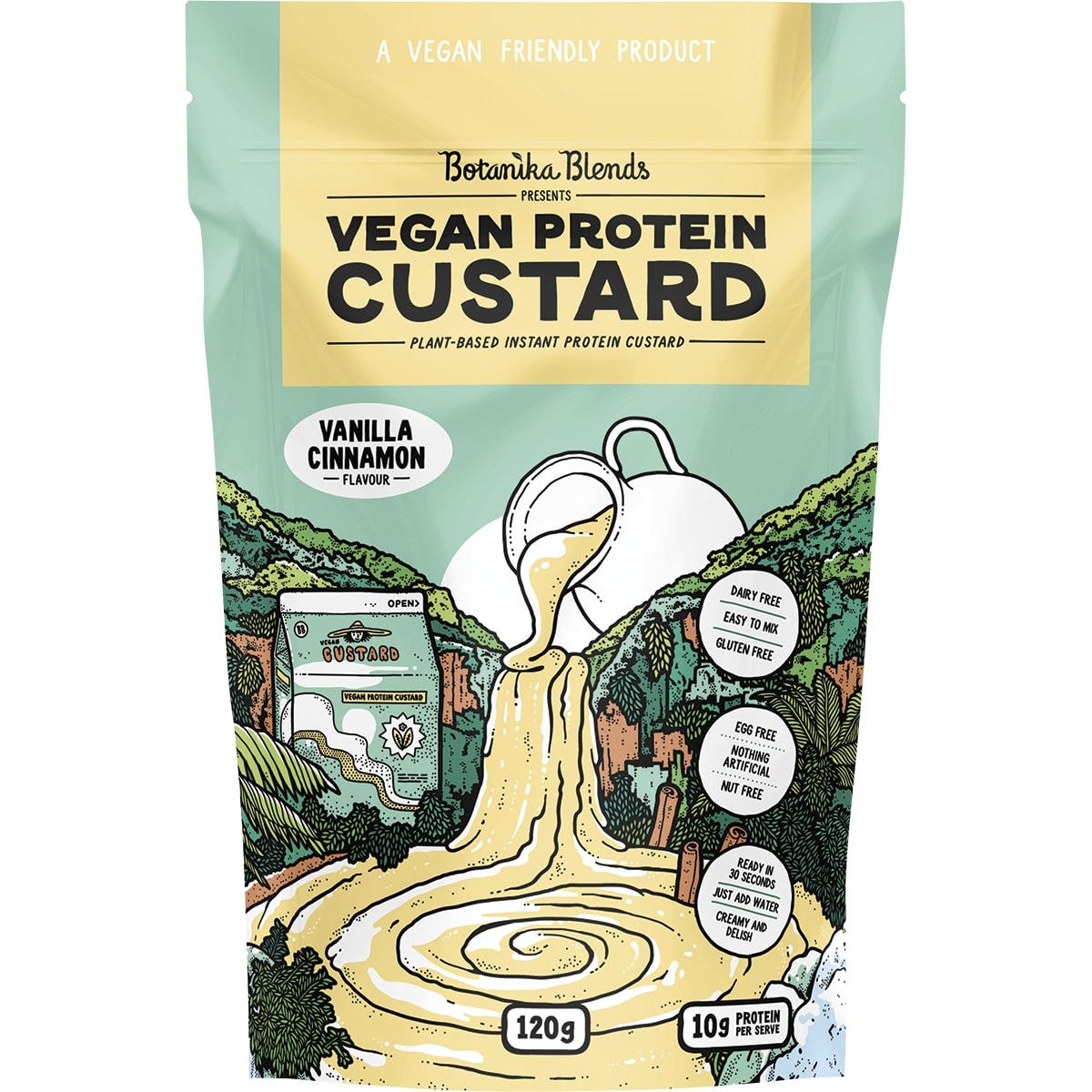 Botanika Blends Vegan Protein Custard Vanilla Cinnamon – Mega Health ...