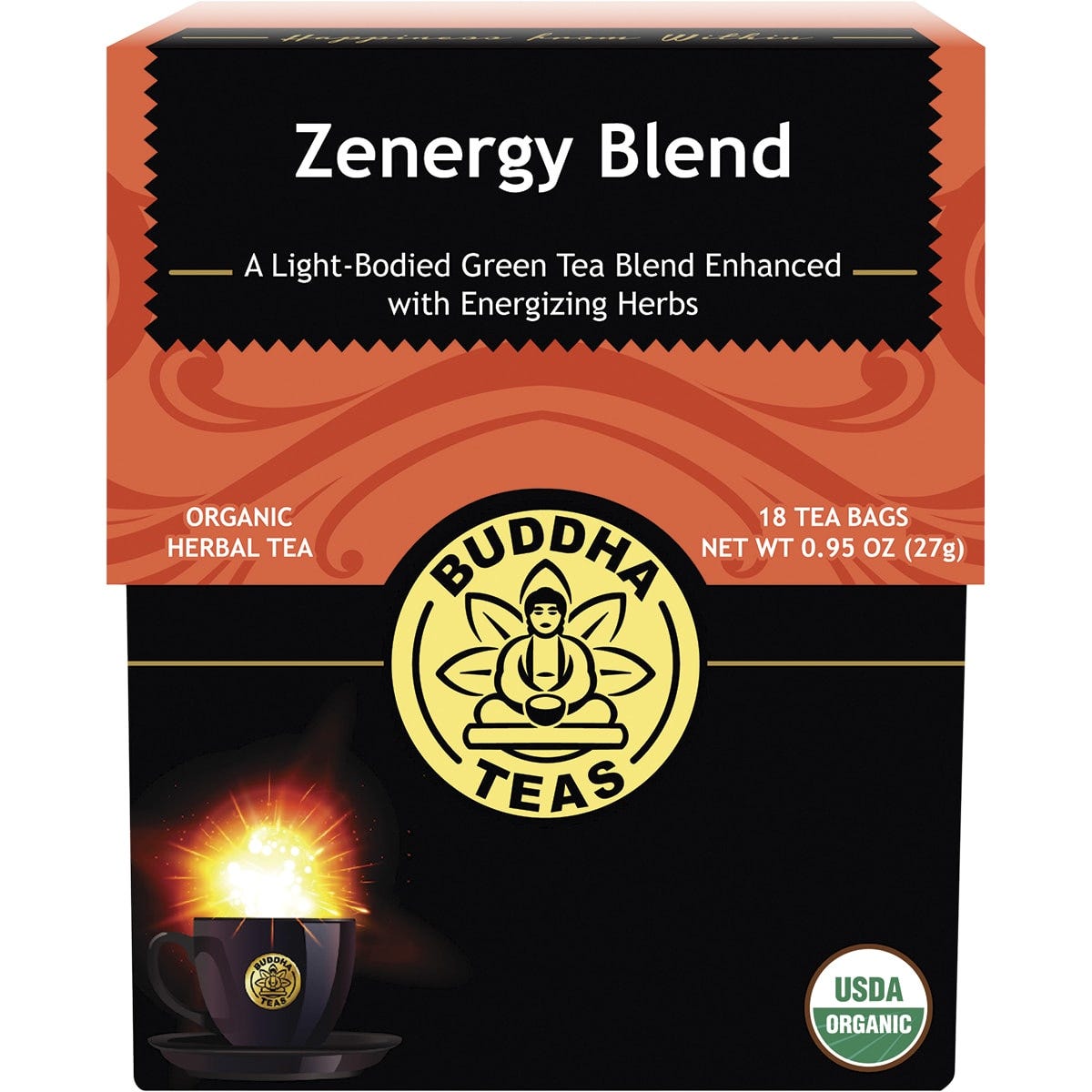 Buddha Teas Organic Herbal Tea Bags Zenergy Blend – Mega Health Warehouse