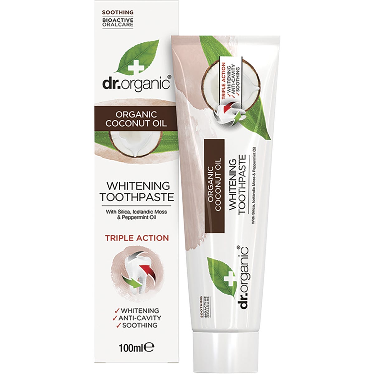 Dr Organic Toothpaste Whitening Organic Virgin Coconut Oil – Mega ...