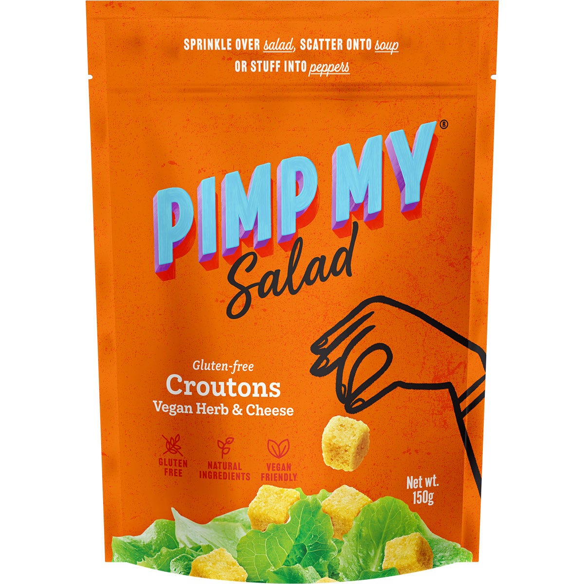 Extraordinary Foods Pimp My Salad Croutons Vegan Herb & Cheese – Mega ...