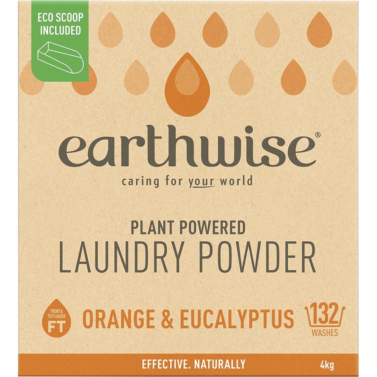 Earthwise Laundry Powder Orange & Eucalyptus – Mega Health Warehouse