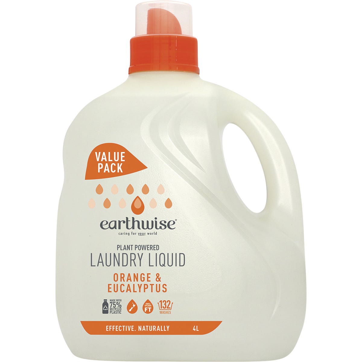 Earthwise Laundry Liquid Orange & Eucalyptus – Mega Health Warehouse