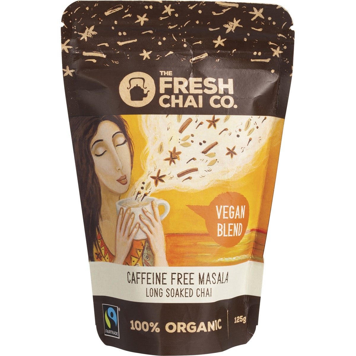 The Fresh Chai Co. Vegan Caffeine Free Masala Long Soaked Chai – Mega ...