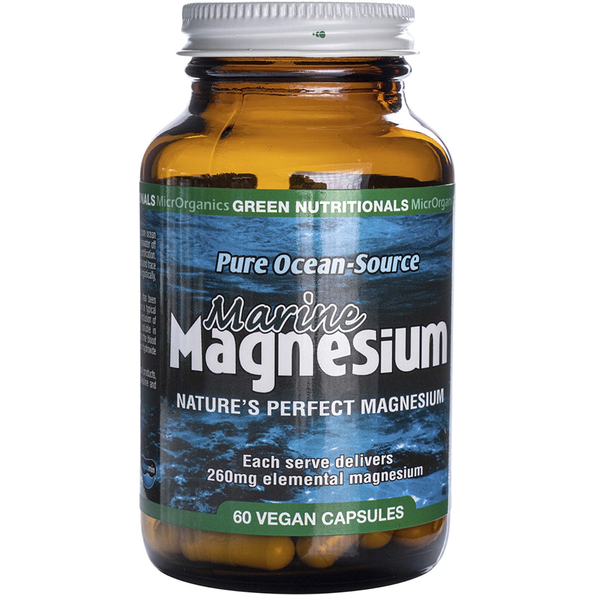 Green Nutritionals Marine Magnesium Vegan Capsules 260mg – Mega Health ...