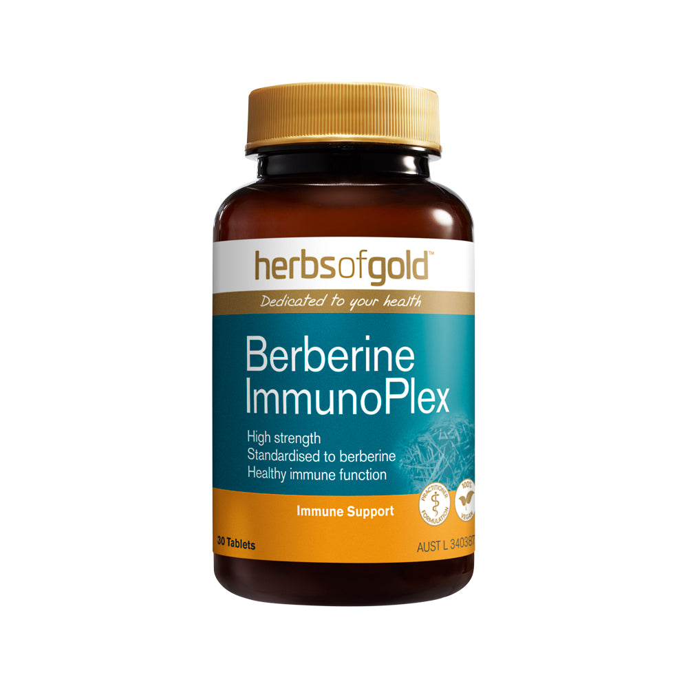 Herbs of Gold Berberine ImmunoPlex 30 Tablets – Mega Health Warehouse