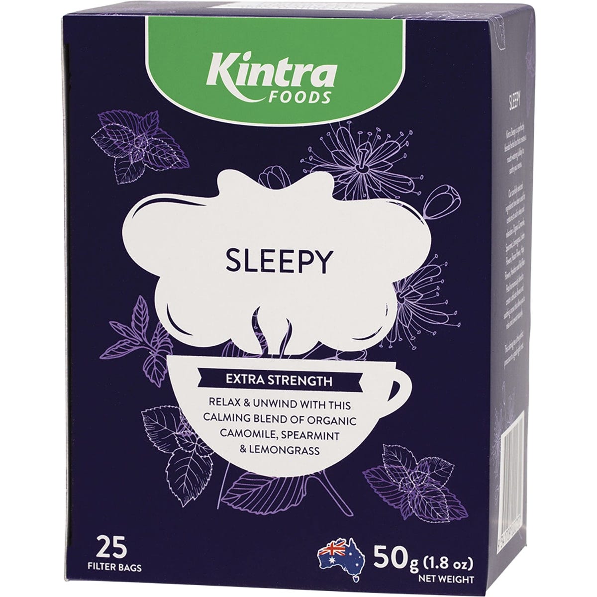 Kintra Foods Herbal Tea Bags Sleepy – Mega Health Warehouse