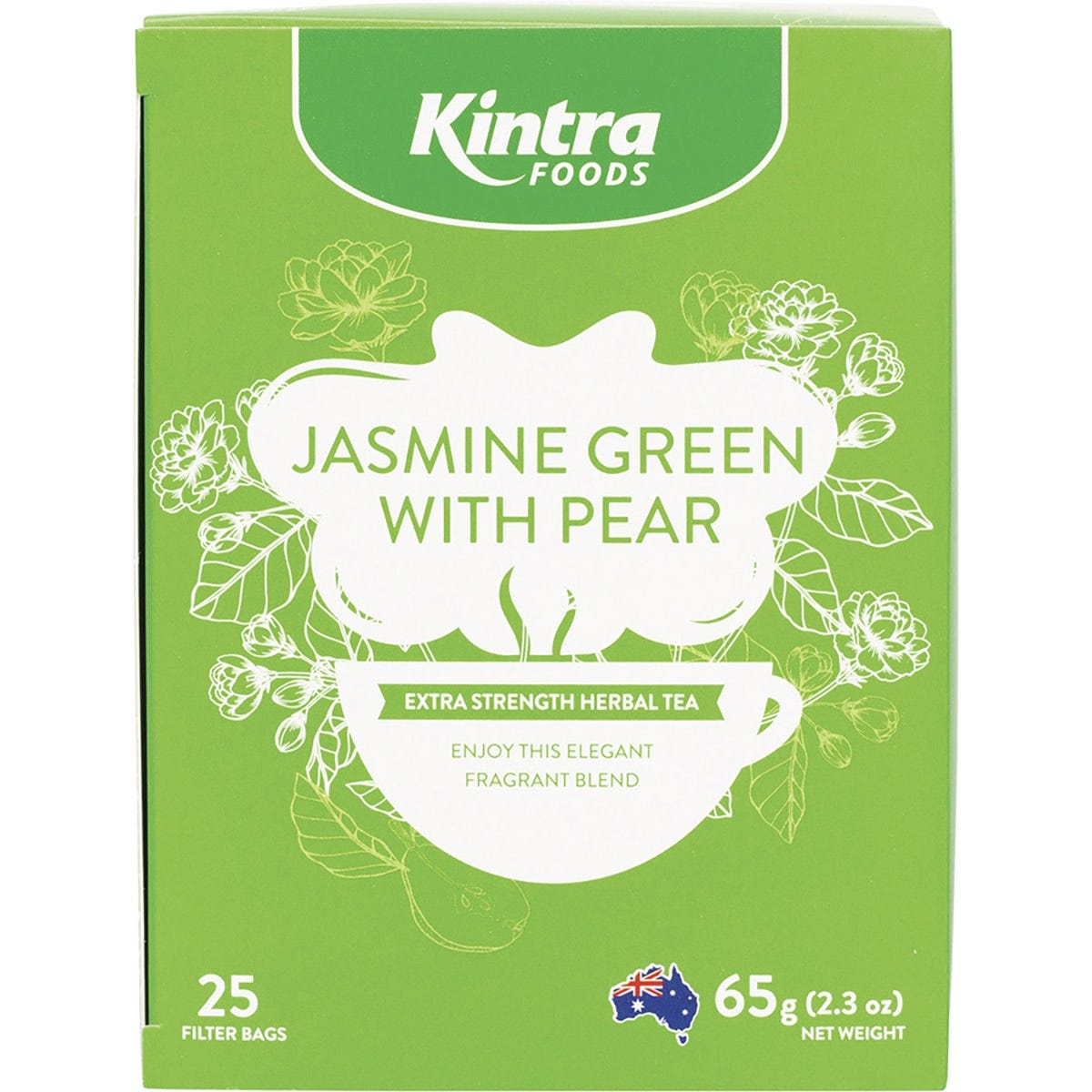 Kintra Foods Herbal Tea Bags Jasmine Green with Pear – Mega Health ...
