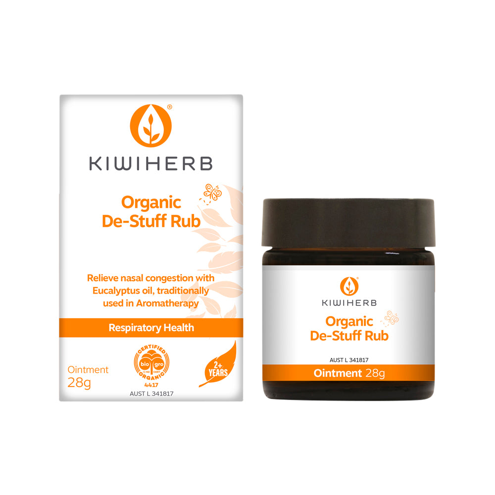 Kiwiherb Organic De-Stuff Rub (2+ years) 28g – Mega Health Warehouse