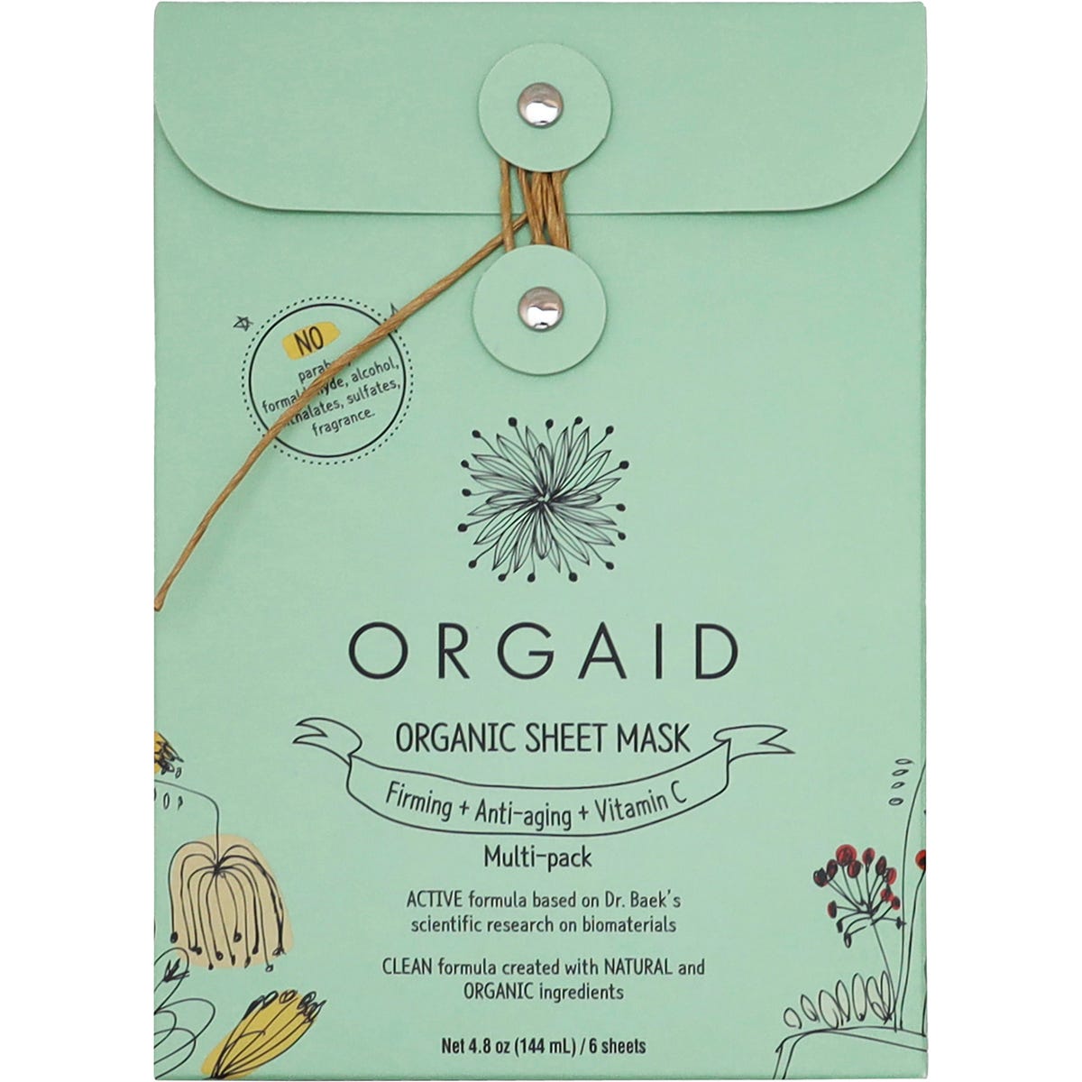 Orgaid Organic Sheet Mask Greek Yogurt Anti-Aging Vitamin C – Mega ...