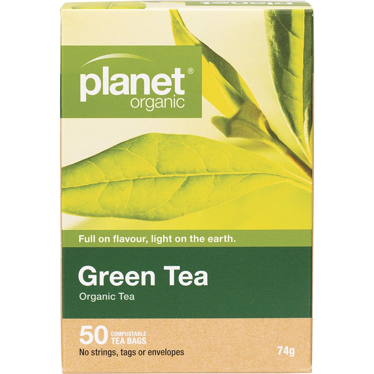 Planet Organic Herbal Tea Bags Green Tea – Mega Health Warehouse