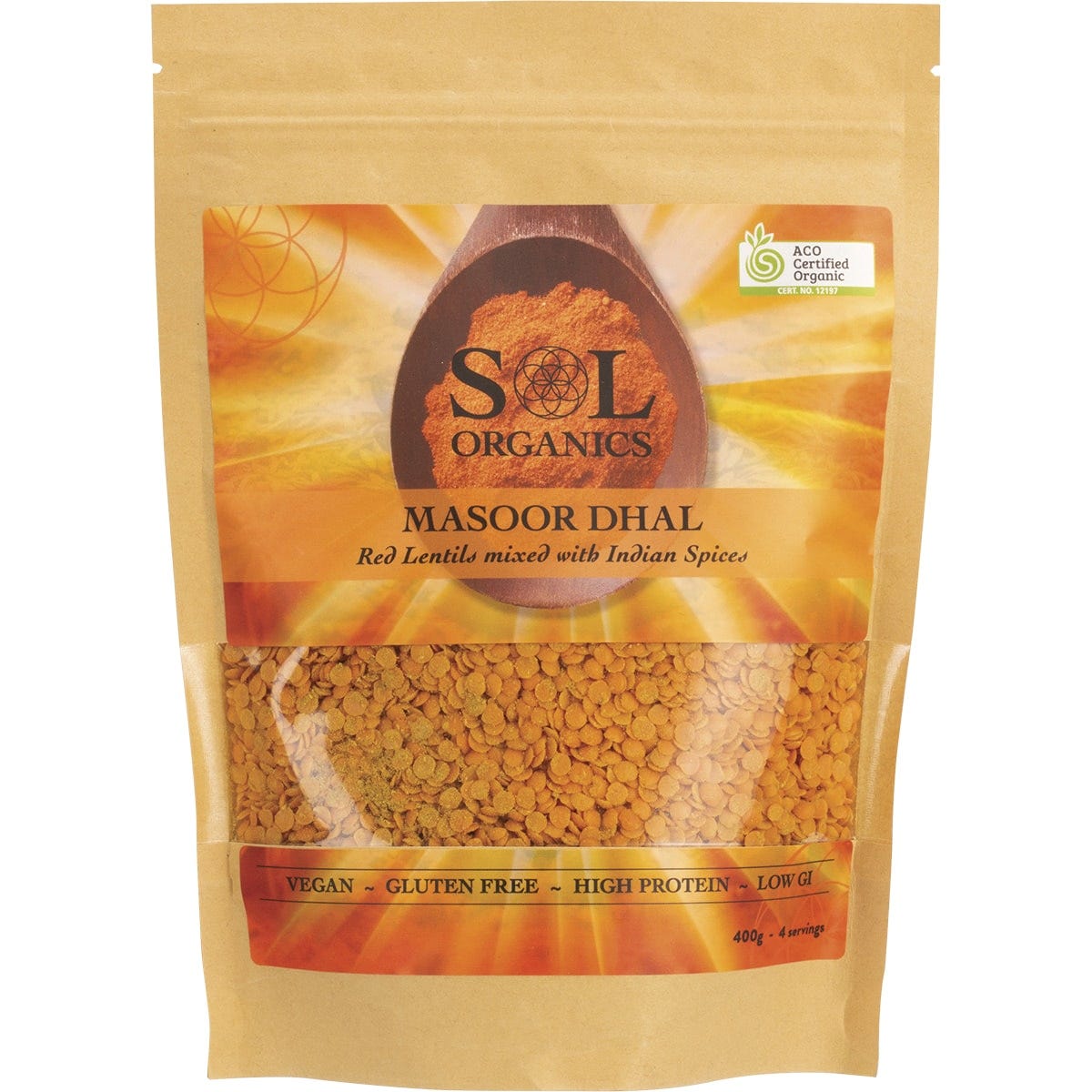 Sol Organics Masoor Dhal Red Lentil Mix – Mega Health Warehouse