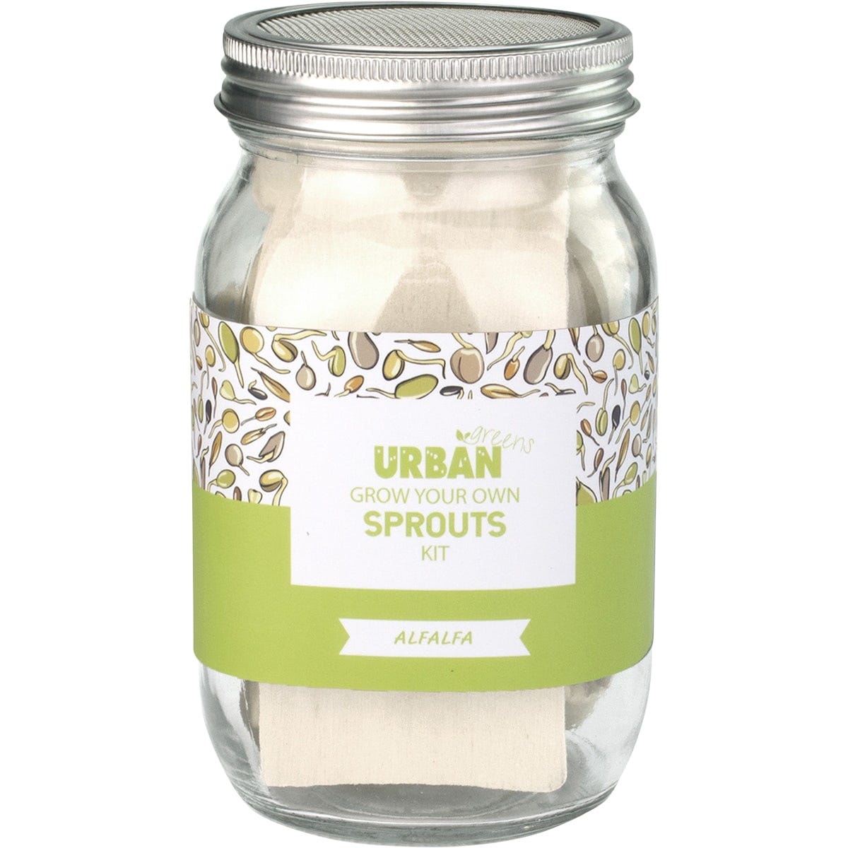 Urban Greens Grow Your Own Sprouts Kit Alfalfa 10x10x17cm – Mega Health ...